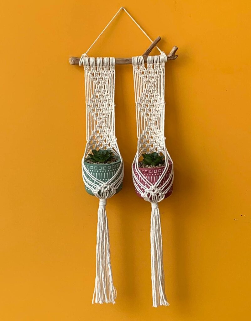 Macramê para plantas: como fazer suporte para vaso?